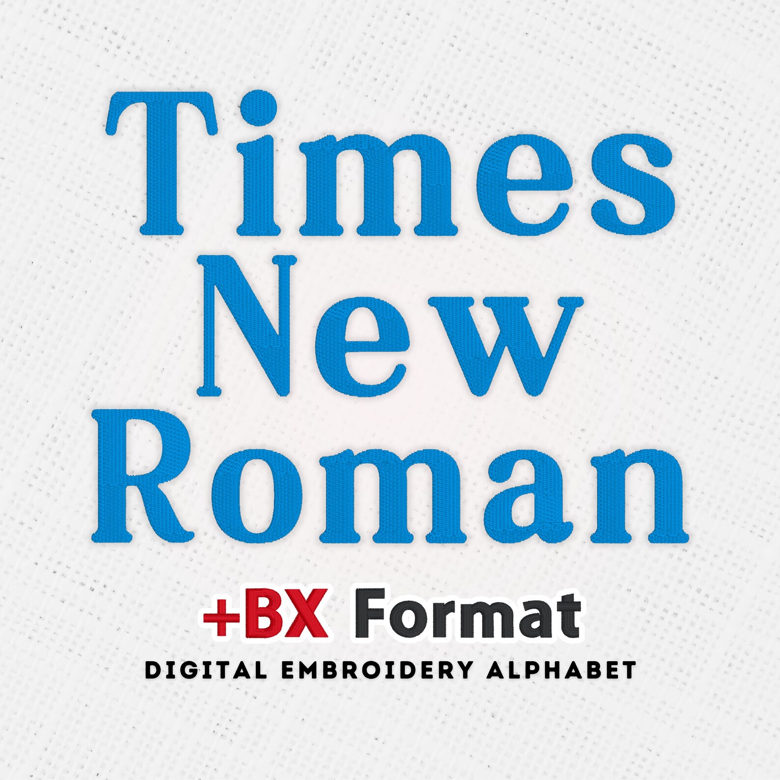 Times New Roman Font Embroidery Alphabet Fill Stitch in 5 Sizes ...