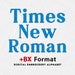 Times New Roman Font Embroidery Alphabet Fill Stitch in 5 Sizes ...