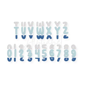 Stacked Uppercase Font Embroidery Alphabet Stacked Letters 5 Sizes ...