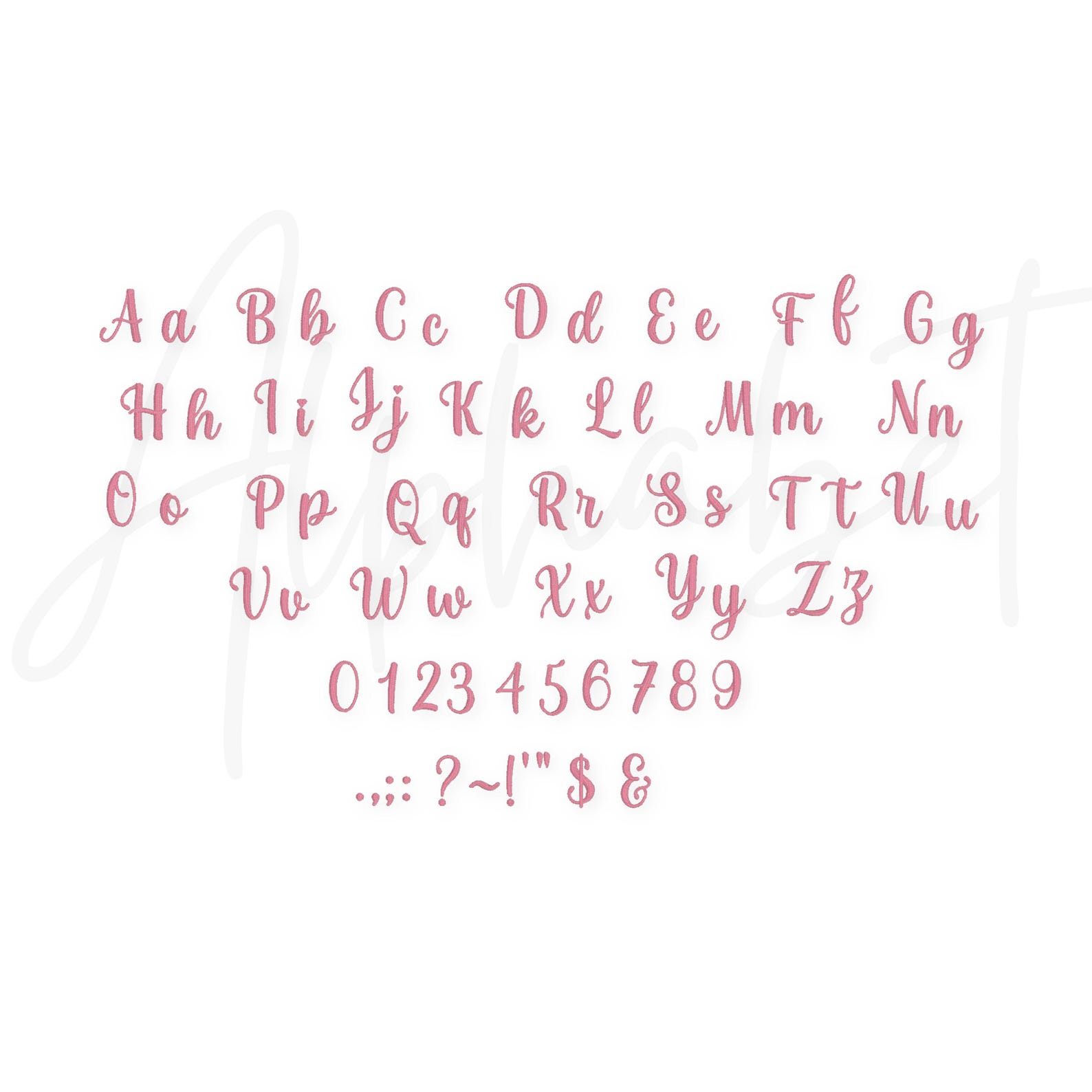 Joseph Sophia Embroidery Font: Bx Font Script (digital Download) - Etsy
