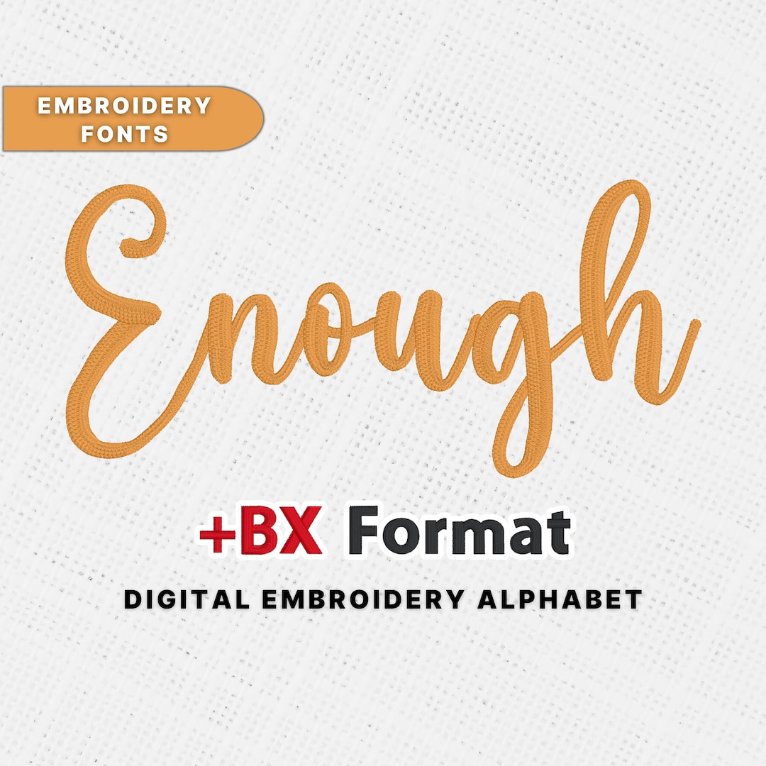 Embroidery Fonts BX, Script Embroidery Font, Handwriting Font ...