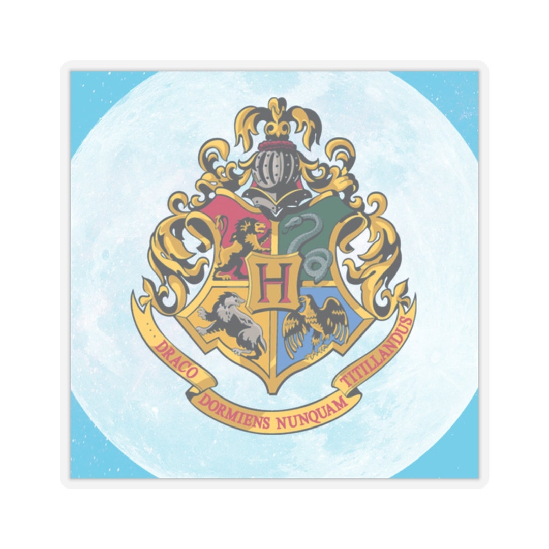 Harry Potter Hogwarts Houses Sticker for Laptops, Water Bottles ...