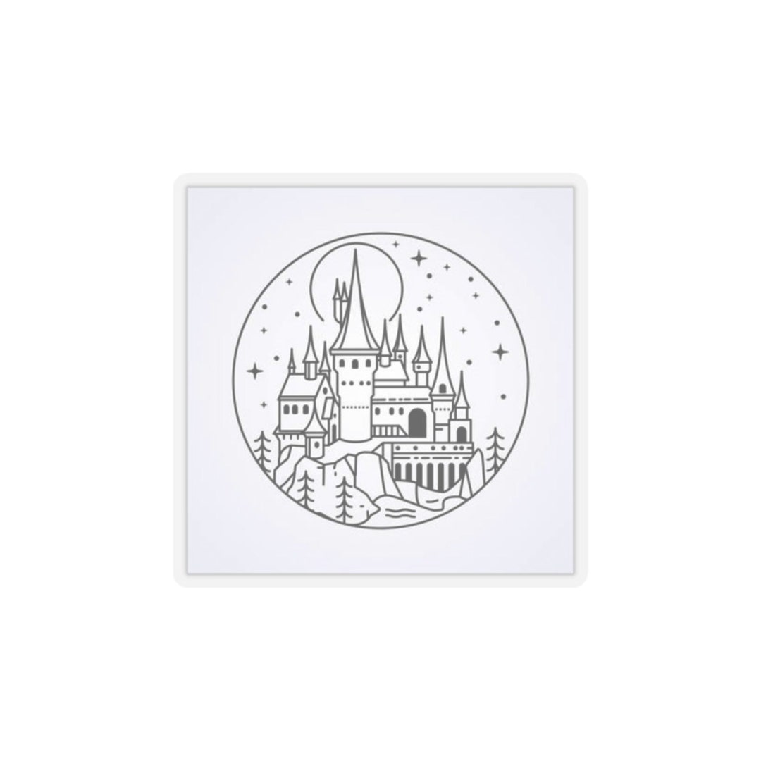 Harry Potter Hogwarts Castle Sticker for Laptops, Water Bottles ...
