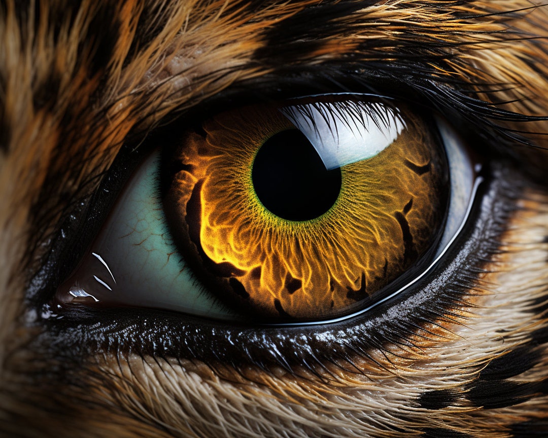Leopards Eye, Digital Art, Animal Art, Print Download, High Quality 15 ...
