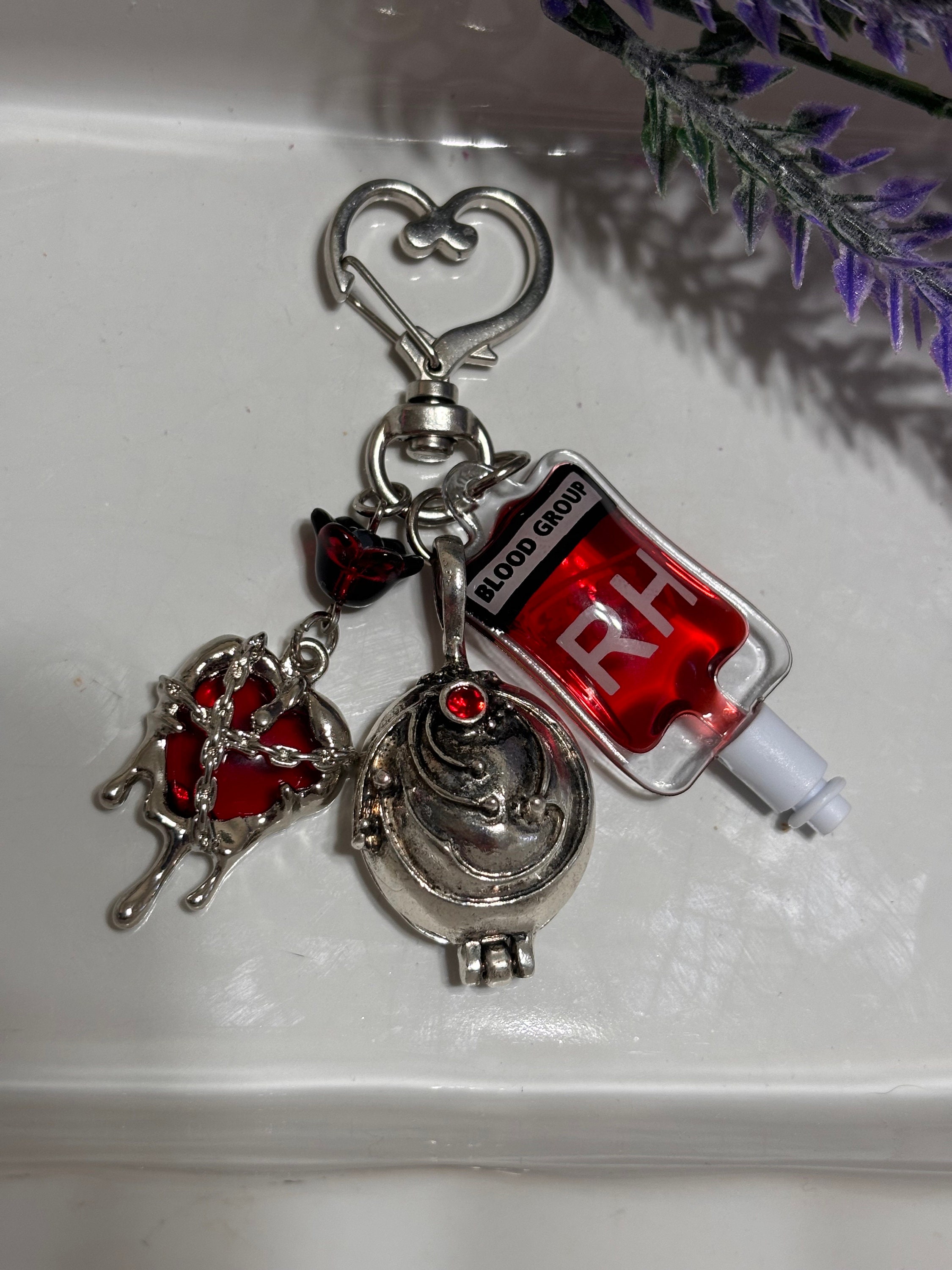 Vampire Diaries Elena Gilbert Necklace Locket Charm, Bag Charm ...