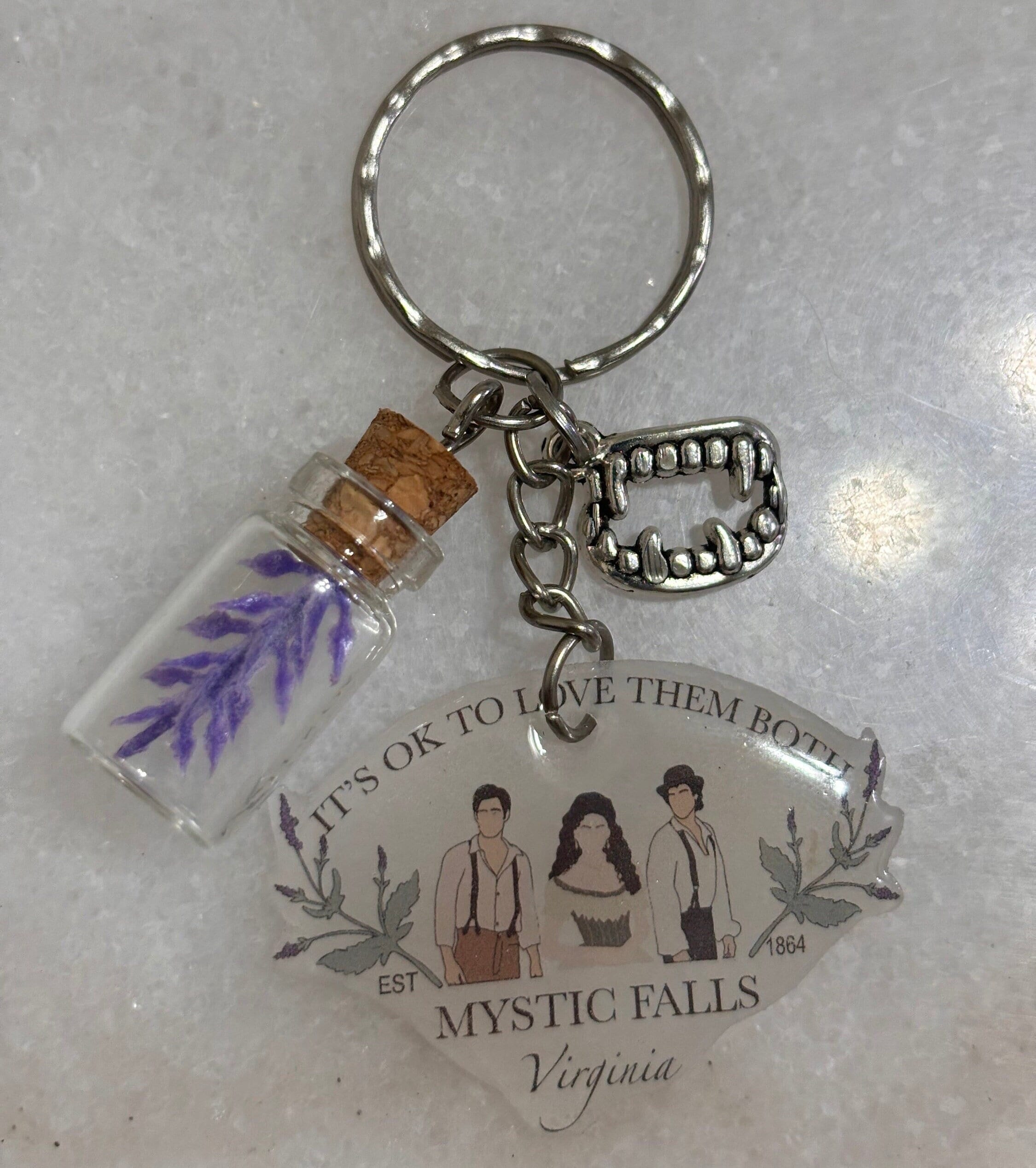 Its Okay to Love Them Both Keychain, Stefan & Damon Salvatore, the ...