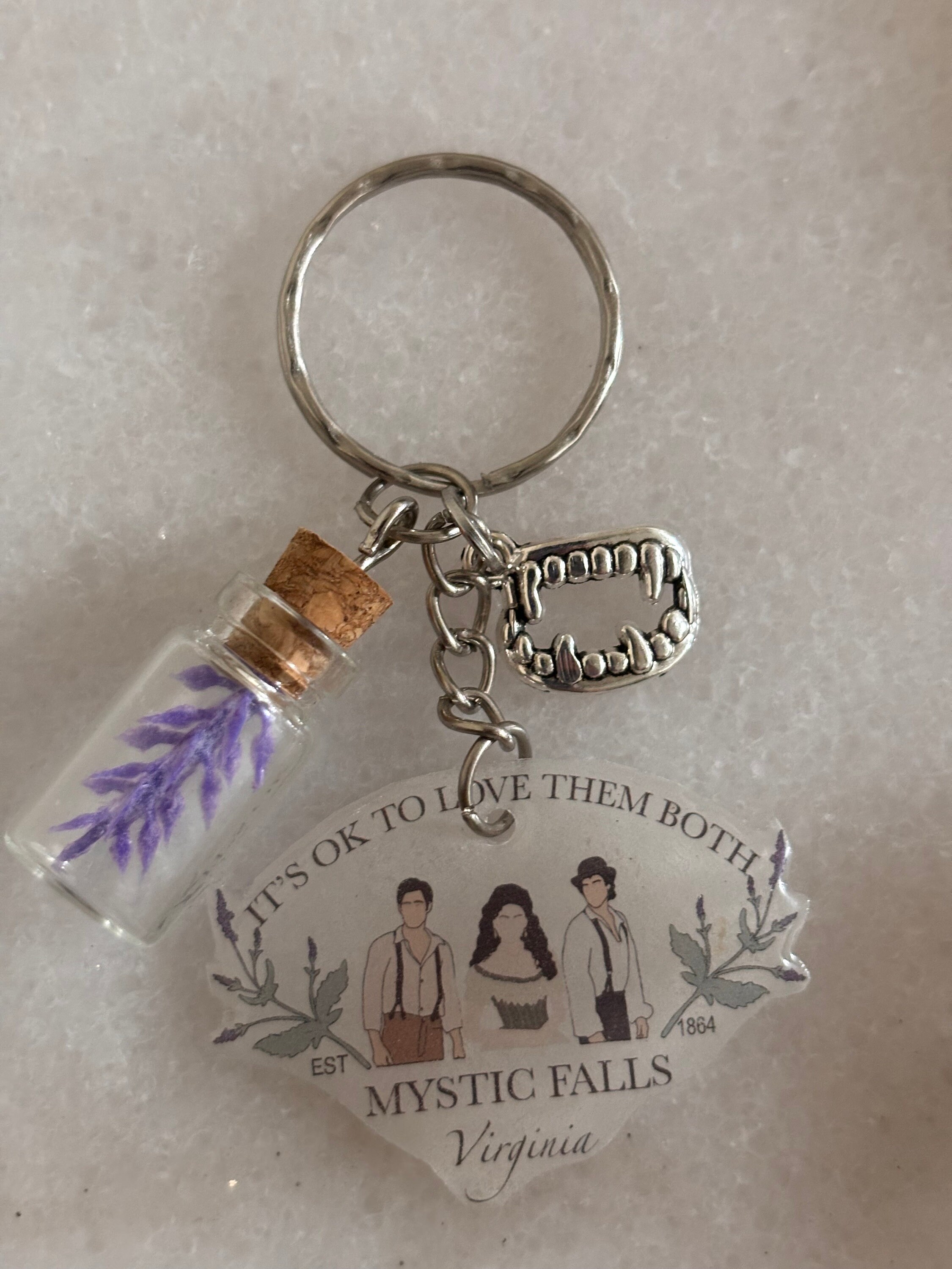 Its Okay to Love Them Both Keychain, Stefan & Damon Salvatore, the ...