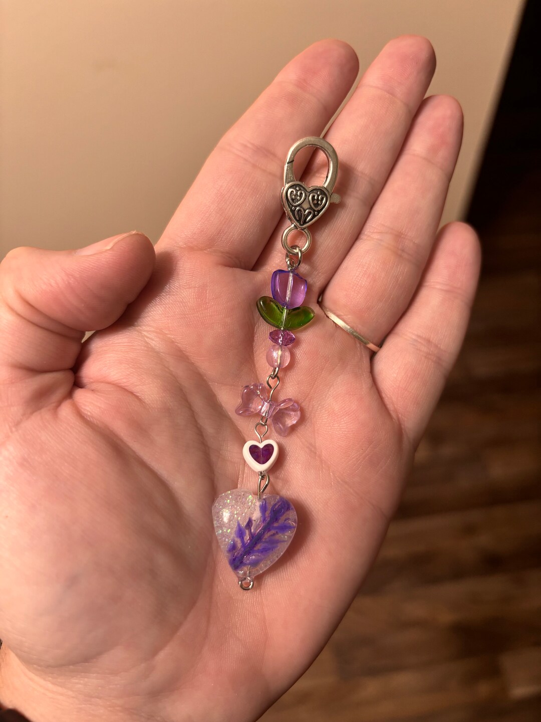 Handmade Vampire Diaries Vervain Keychain, Bag Charm, Lanyard Charm ...