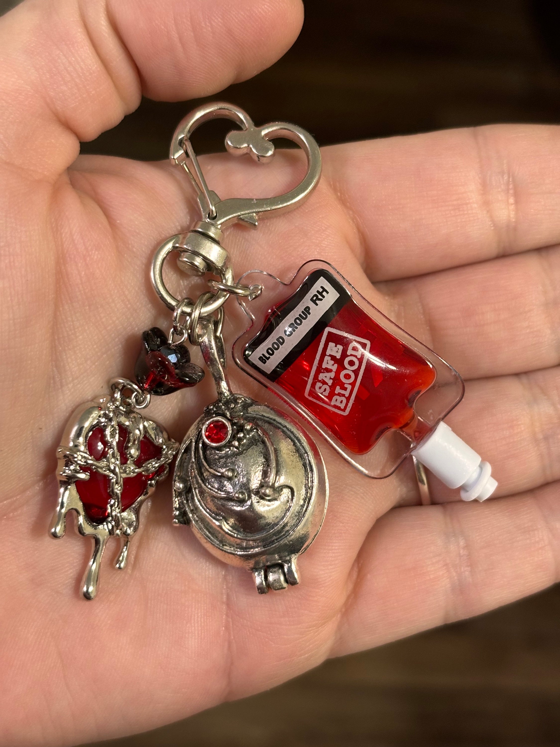 Vampire Diaries Elena Gilbert Necklace Locket Charm, Bag Charm ...