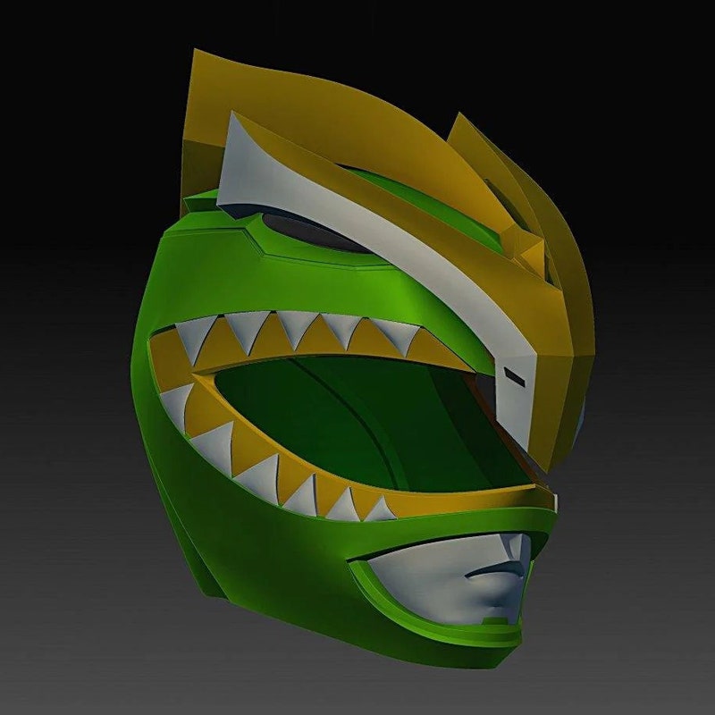 Green Ranger Helmet - Etsy
