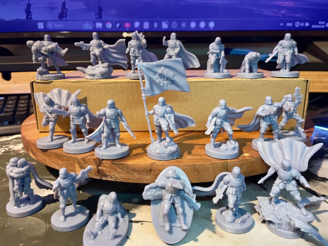 Helldiver Miniatures: 14K Resin 3D Print - 20 Piece Set - Etsy
