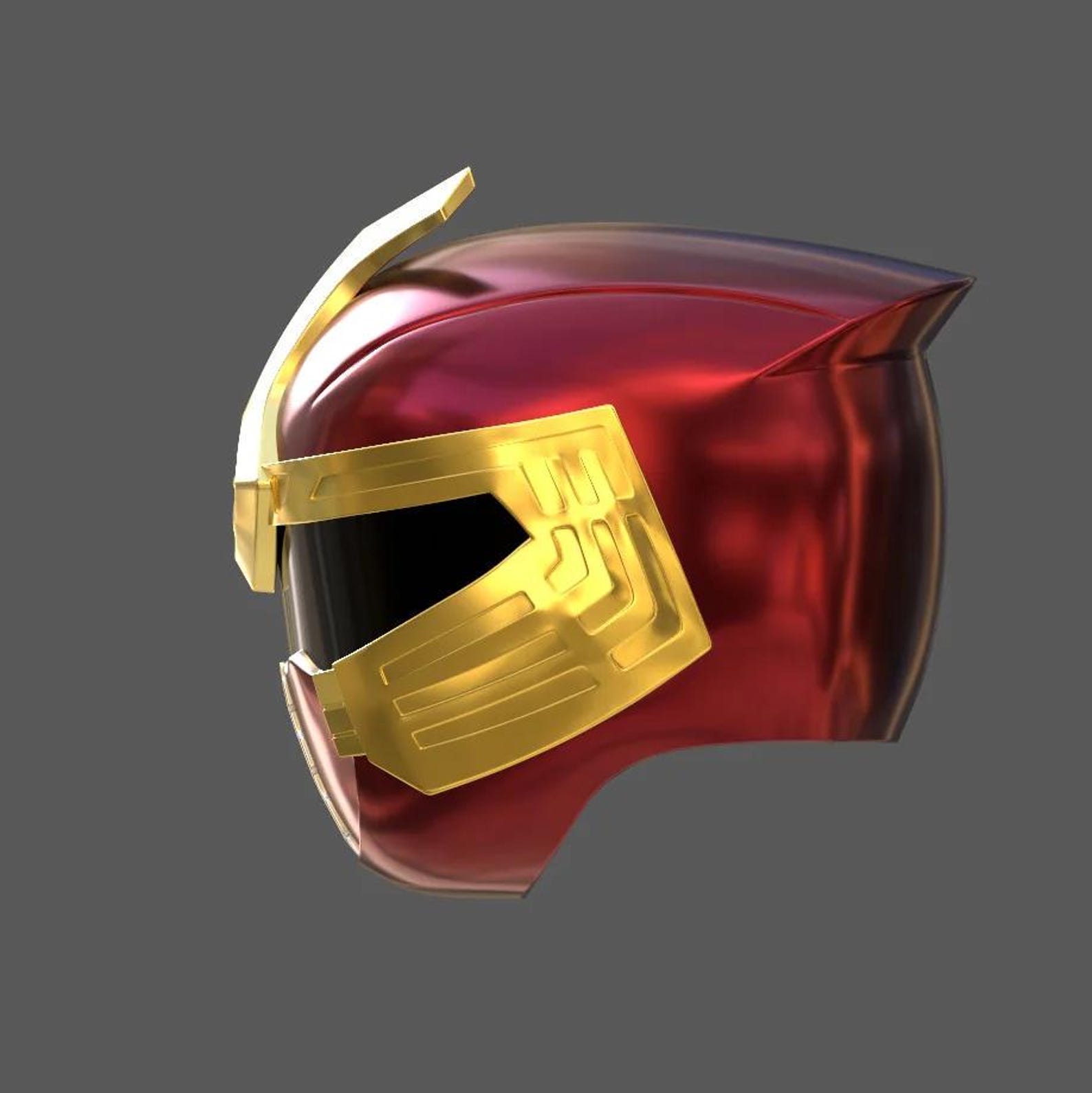 Power Rangers Ninja Storm Crimson Thunder Ranger Helmet - Etsy