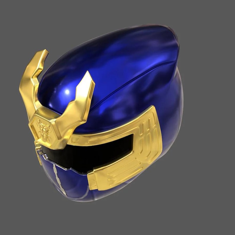 Power Rangers Ninja Storm Navy Thunder Ranger Helmet - Etsy