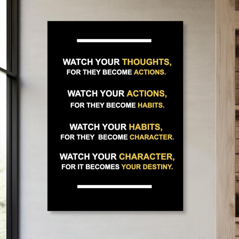 Watch Your Thoughts - Etsy