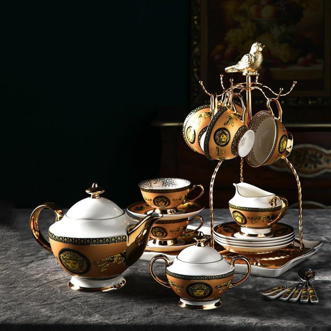 Ceramic Coffee Set Ceramic Coffee Cup and Saucer European High-end Tea ...