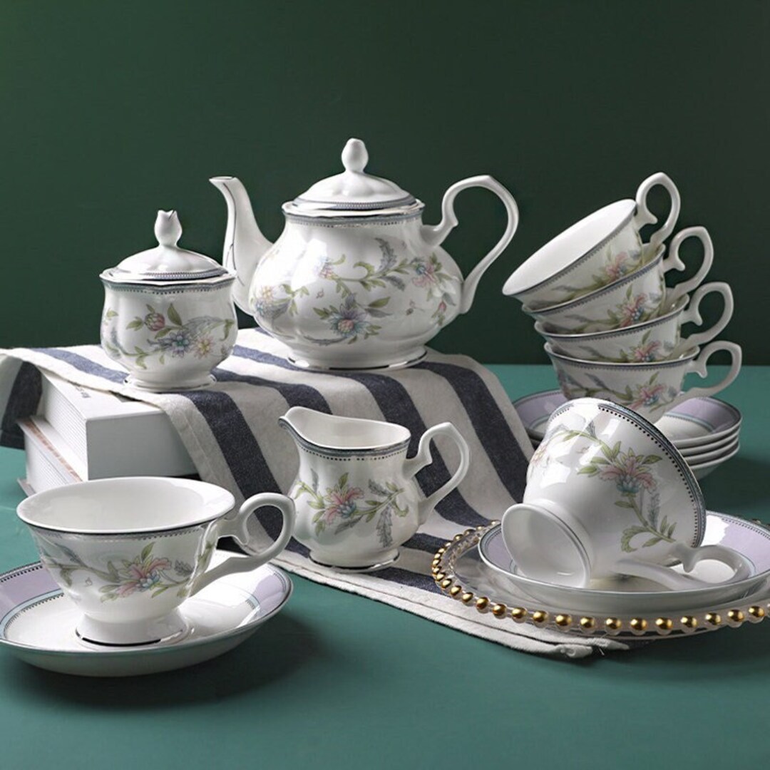 Ceramic Coffee Set Ceramic Coffee Cups and Saucers English Afternoon ...