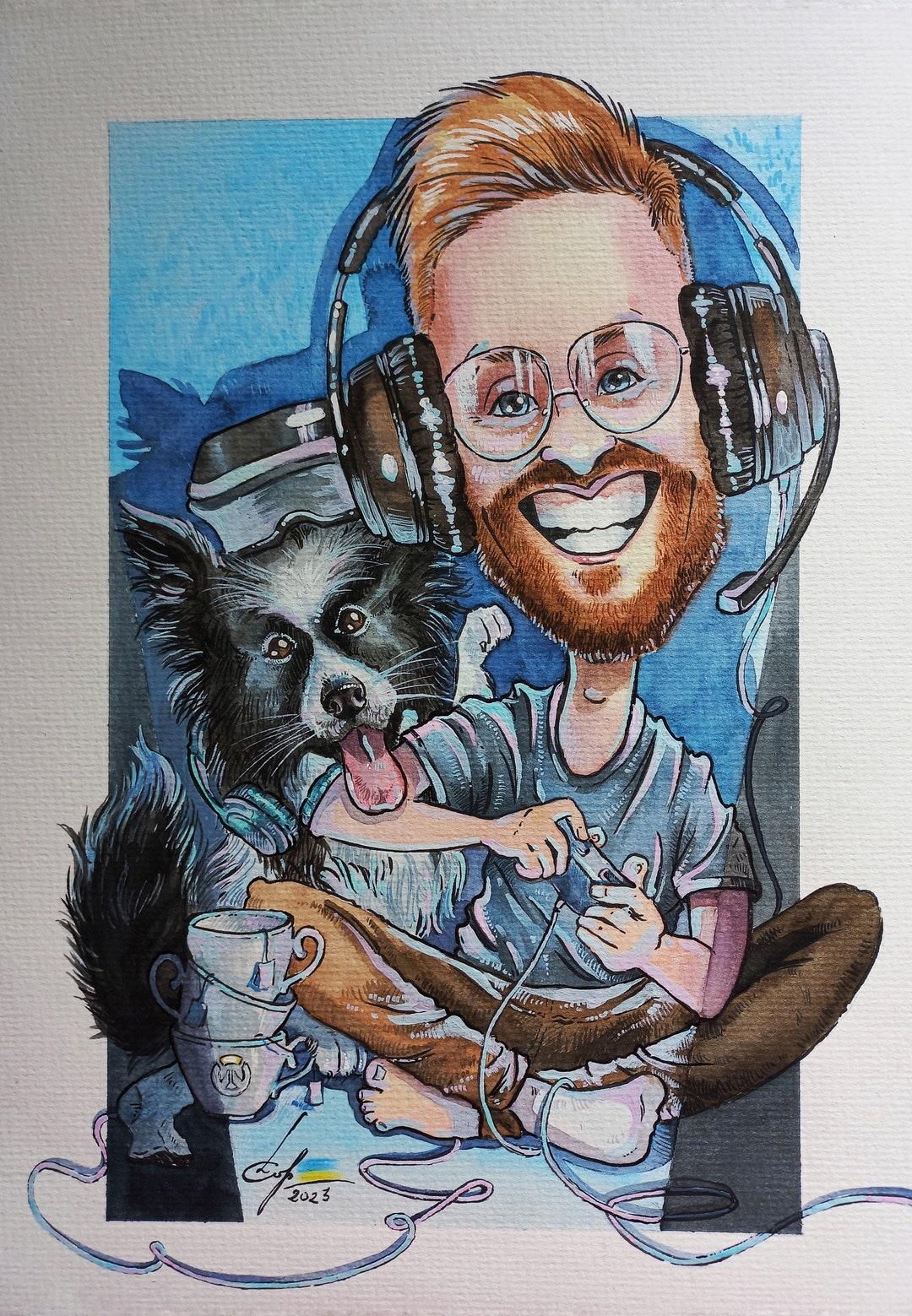 Personalized Caricature, Cartoon Portrait - Etsy