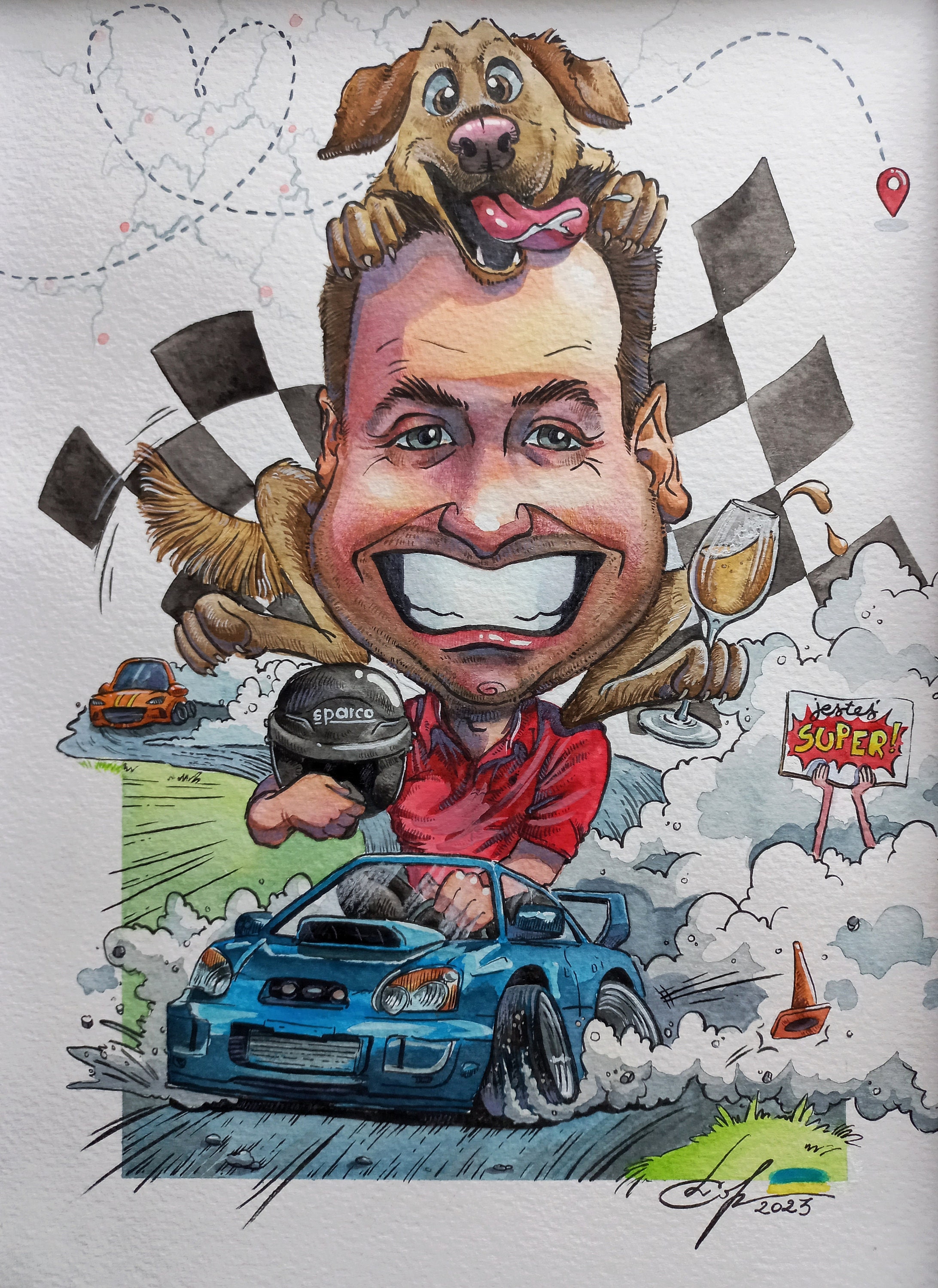 Personalized Caricature, Cartoon Portrait - Etsy