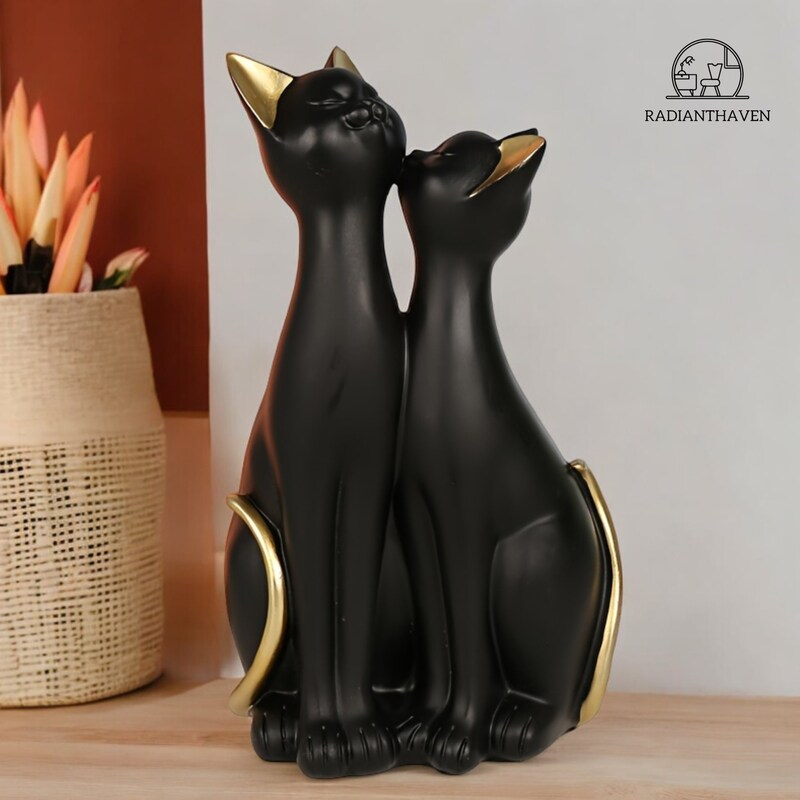 Cute Cat Figurine - Etsy
