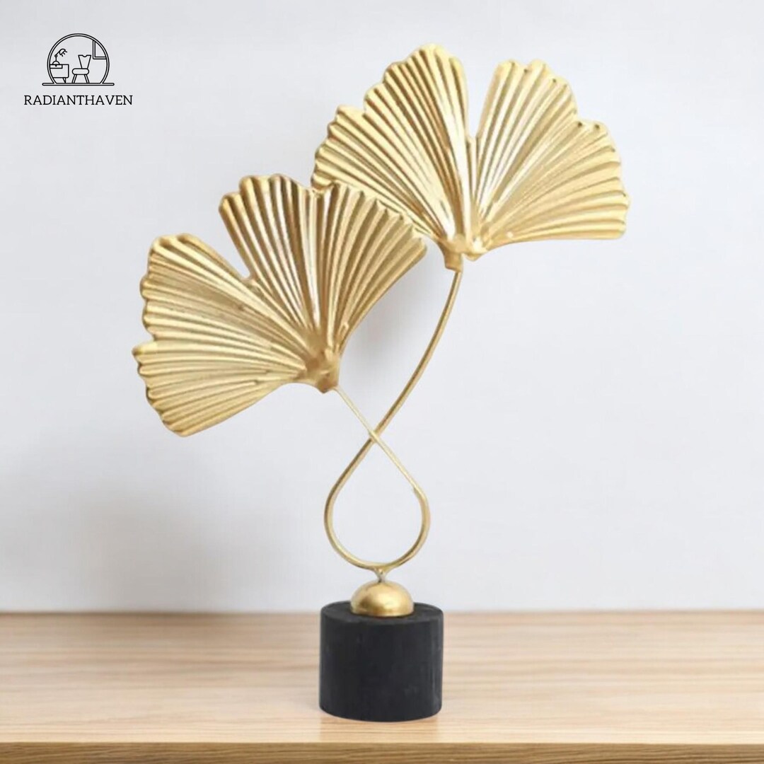 Gold Leaf Iron Handicraft Decoration Light Luxury Ornaments for Living ...