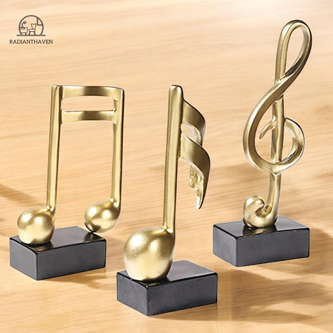 Musical Notes Set - Simple Resin Ornaments, Unique Gifts, Decor for ...