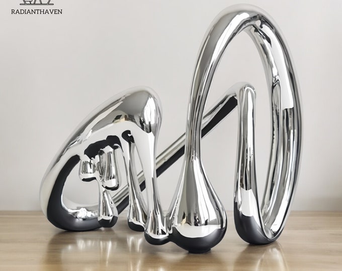 Ocean Sculpture - Abstract Ceramic Sculpture – Organic Form With ...