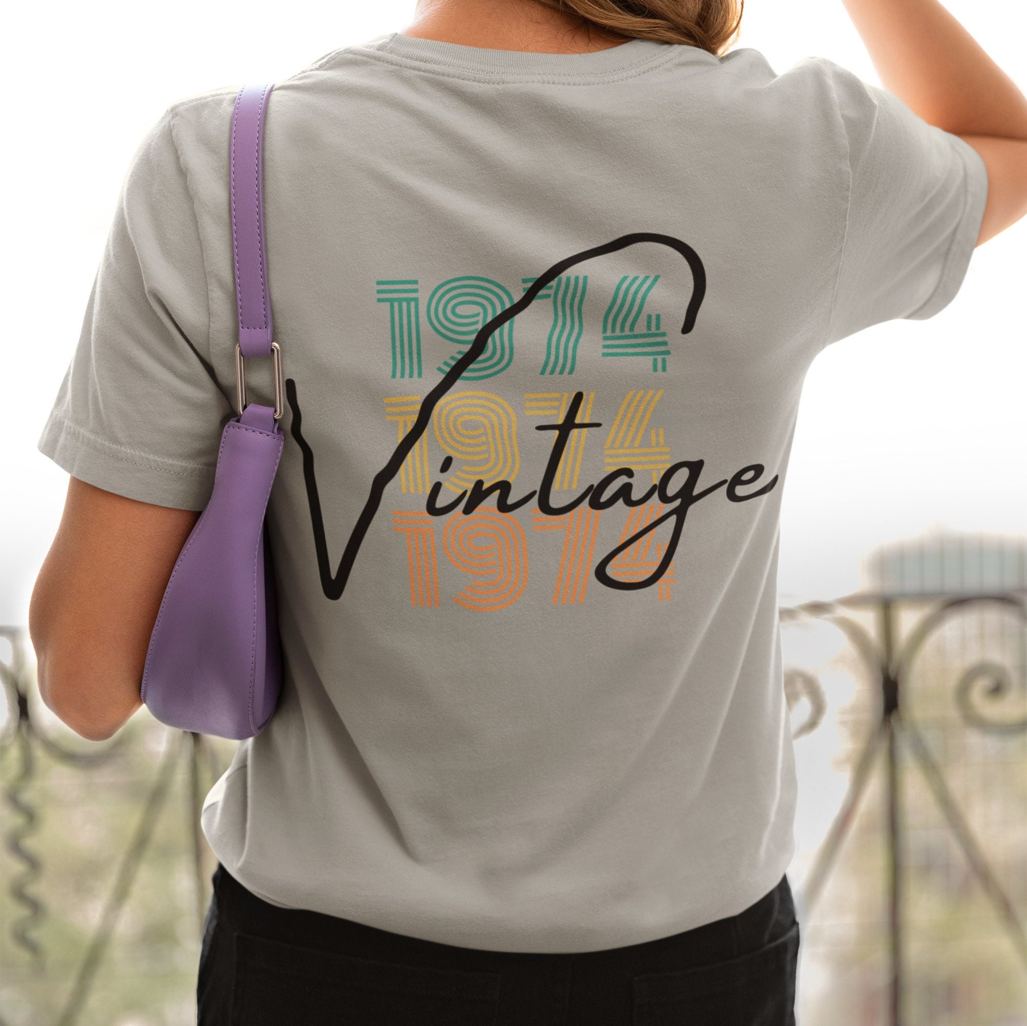 Vintage 1974 Shirt Retro 1974 Shirt Classic 1974 Original 50th Birthday ...
