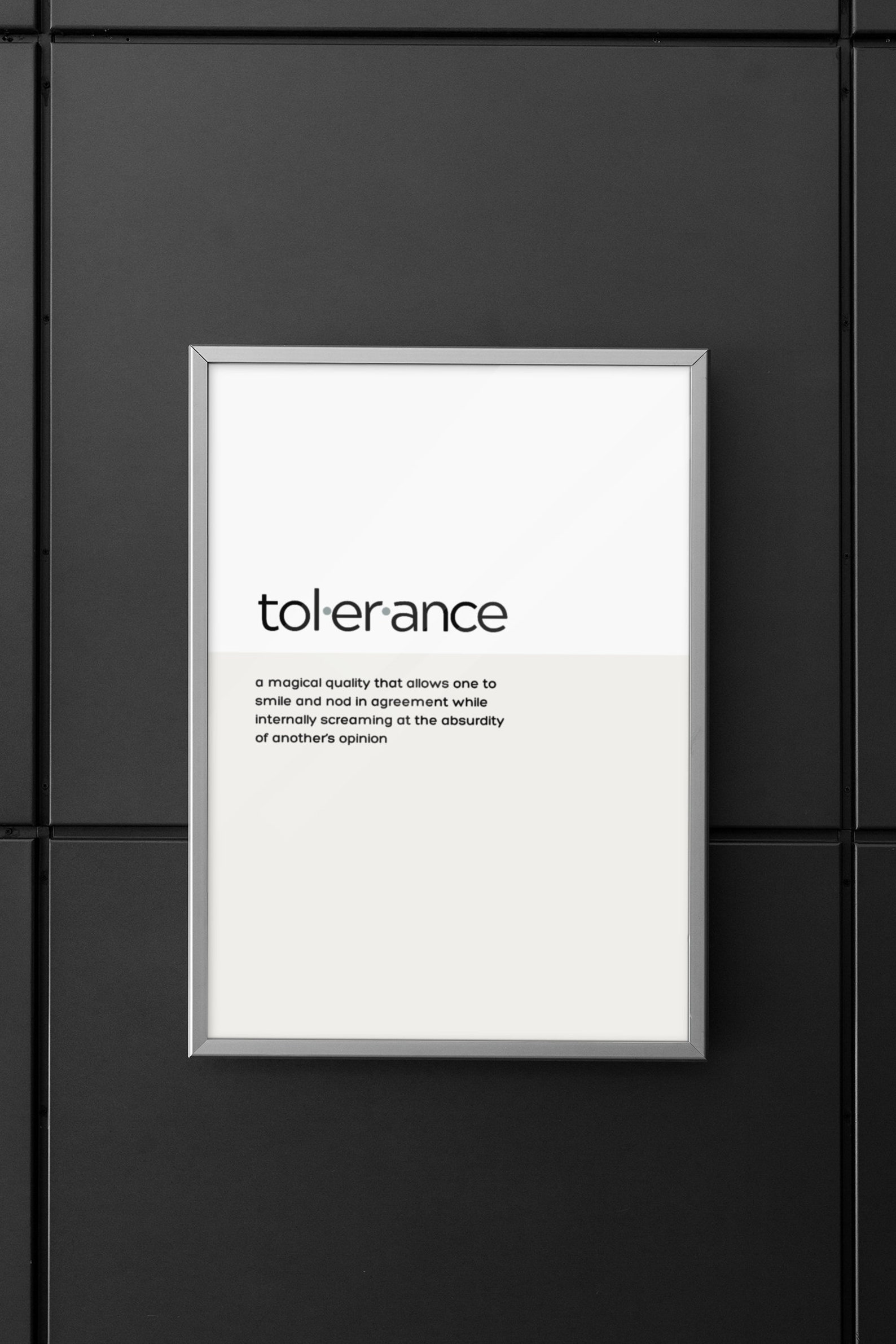 Tolerance Definition Print, Wall Art Prints, Digital Download, Quote ...