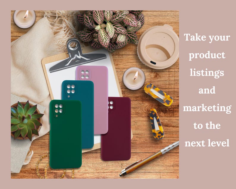 Product Flat Lay Mockup Bundle With Neutral Aesthetic Perfect for ...