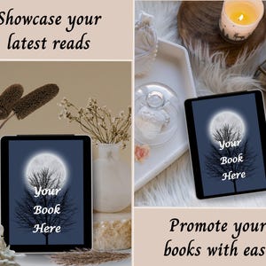 Neutral Aesthetic Rectangle Book Mockup Bundle, Bookstagram Cozy ...