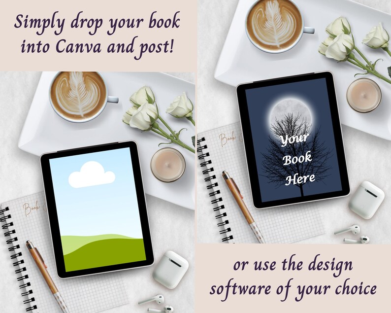 Whole Shop Bookstagram Ebook Mockup Bundle, Entire Store Lifetime ...
