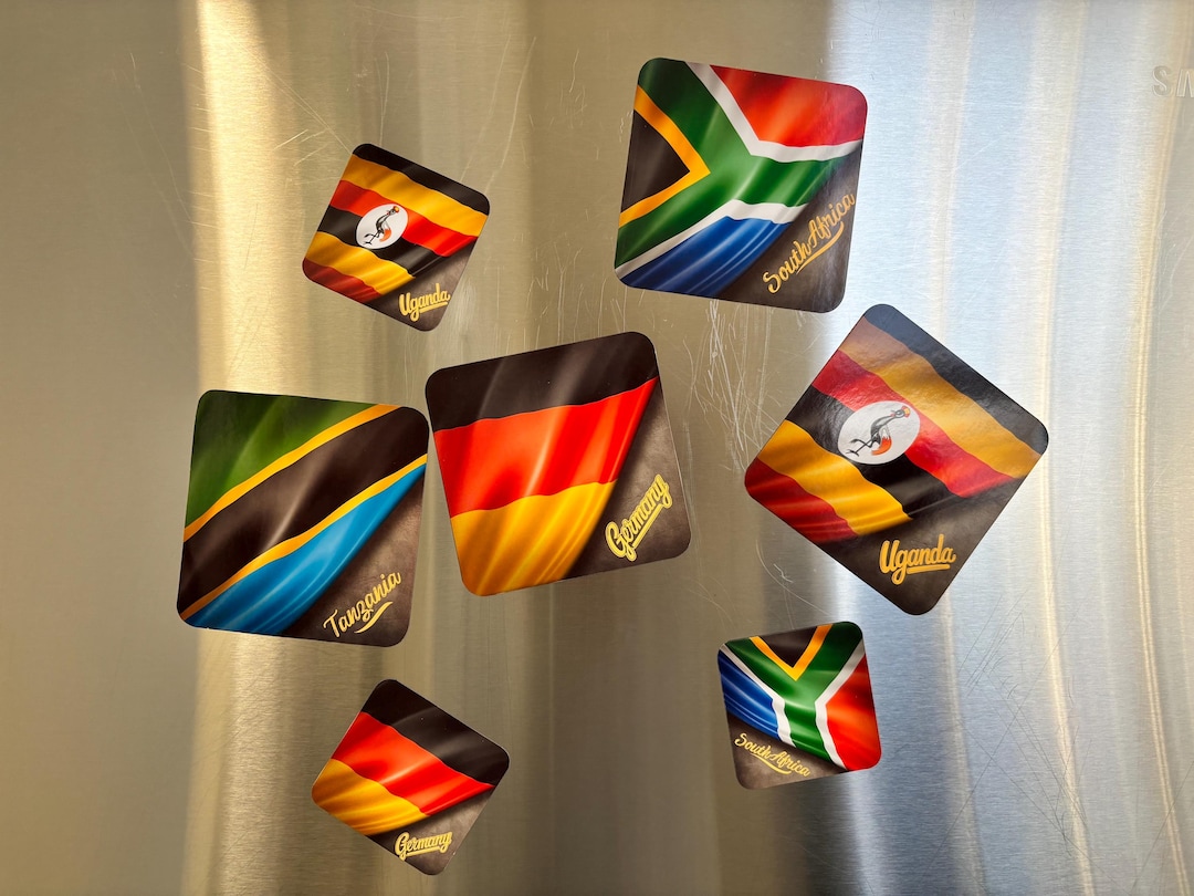 Flags of the World on Magnets. Country Flags, Travel Magnets ...