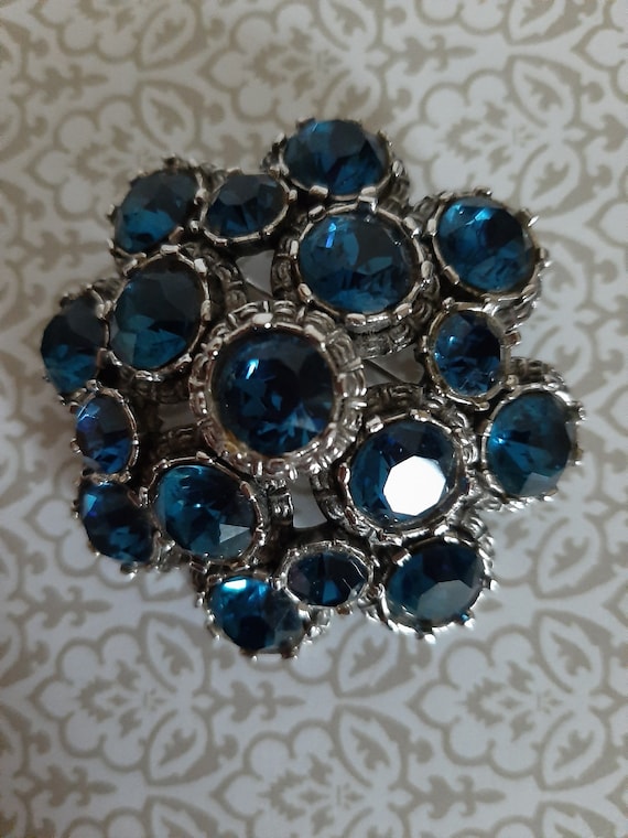 Elizabeth Reimer, Arcansas Sapphire Glass Set, Neckla… - Gem