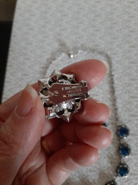 Elizabeth Reimer, Arcansas Sapphire Glass Set, Neckla… - Gem