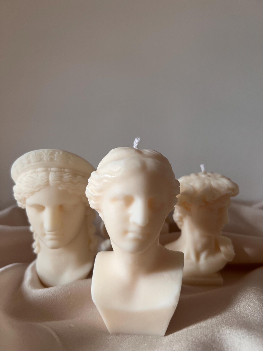 Greek Bust Candle • Classical Statue Candle • Aesthetic Home Decor ...