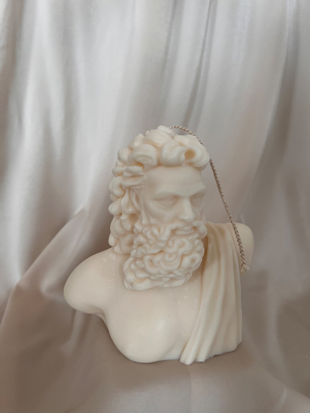 Zeus Bust Sculpture Candles, Antique & Luxury Home Decor, Roman Goddess ...