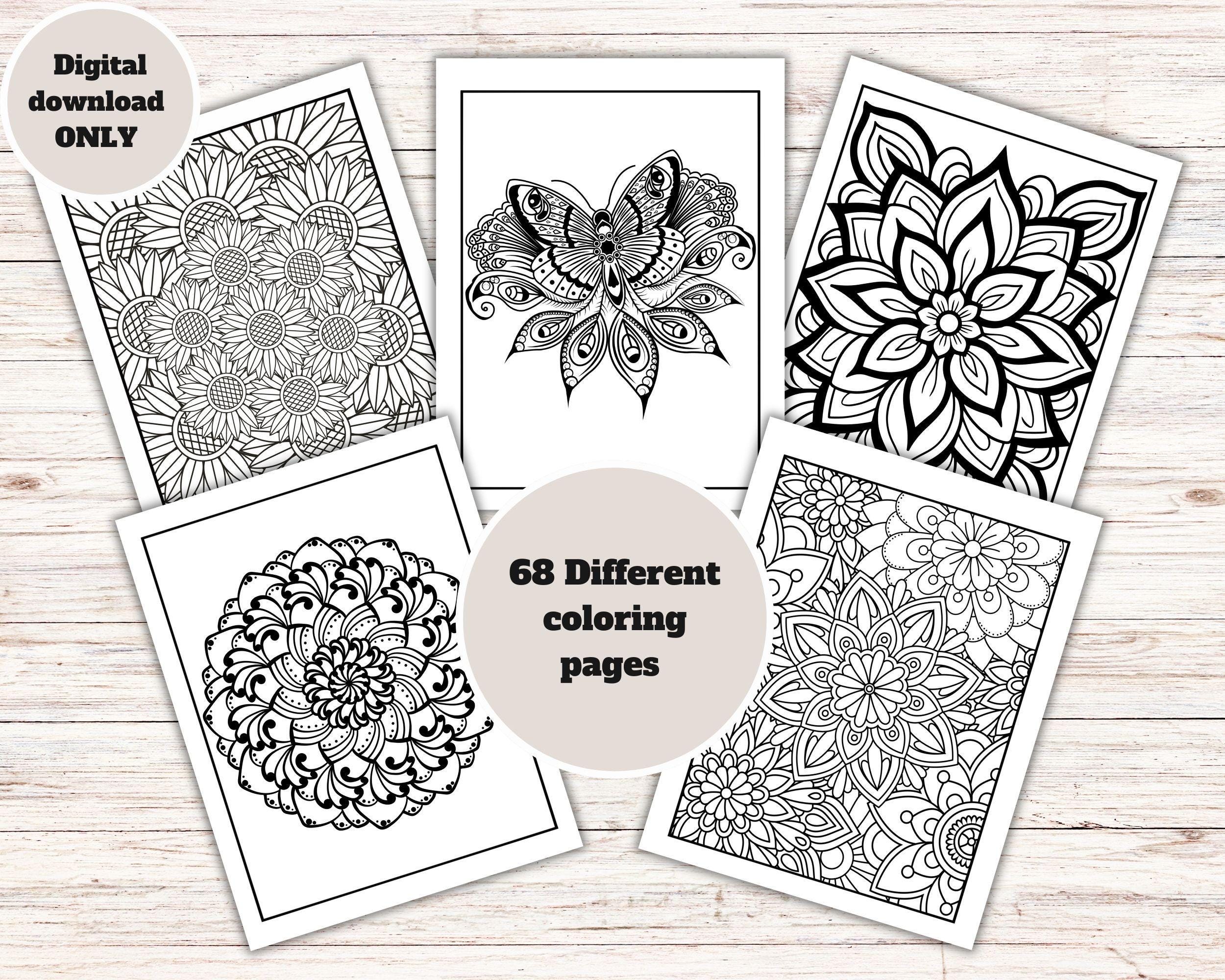 Over 100 Smutty Pages, Colouring Sheets, Adult Coloring, Bookish, Smut ...