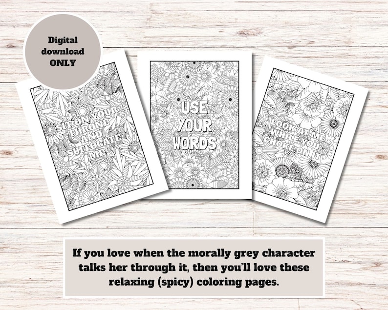 79 Smutty Coloring Sheets, Calming Coloring, Spicy Book Club, Coloring ...