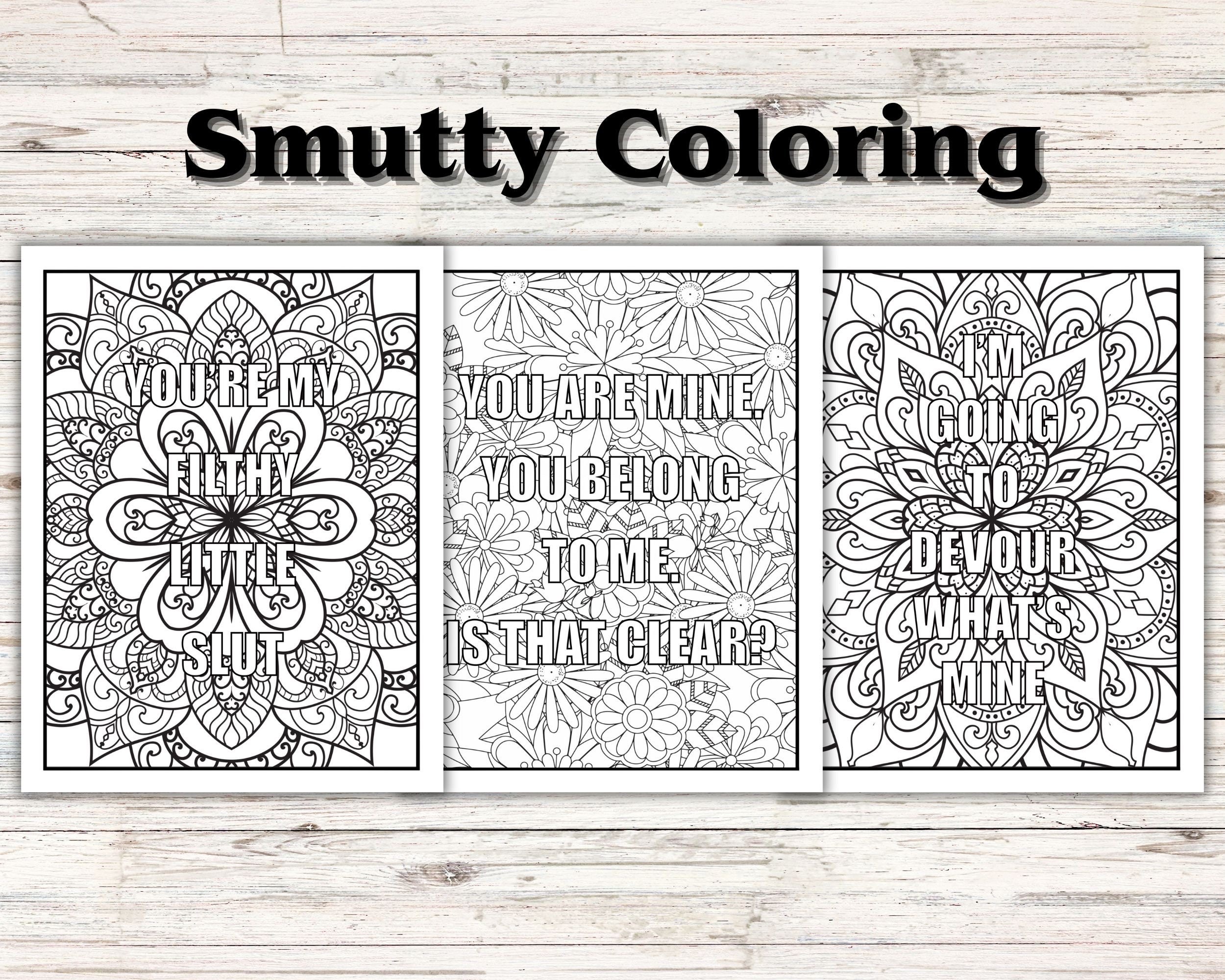 30 Spicy Coloring Pages, Book Boyfriend, Adult Colouring Sheets ...