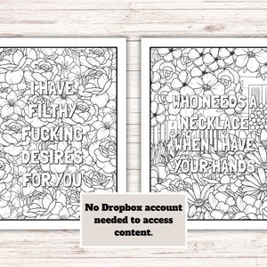 100 Smutty Coloring Sheets, Spicy Book Club, Adult Coloring Pages ...