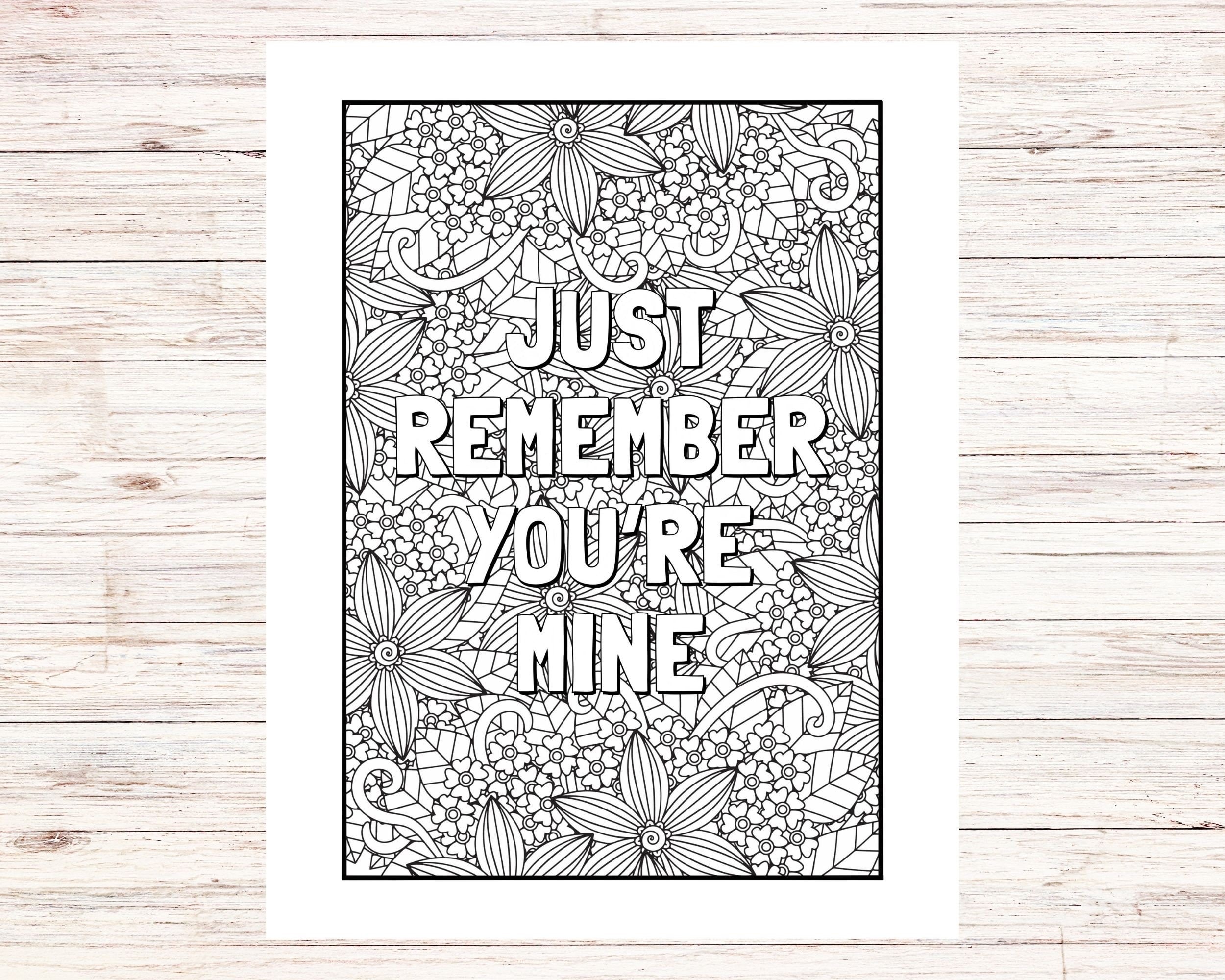 79 Smutty Coloring Sheets, Calming Coloring, Spicy Book Club, Coloring ...