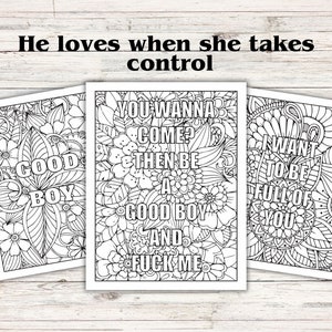 40 Spicy Coloring Pages, Book Boyfriend, Adult Coloring Sheets, Morally ...