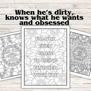 30 Spicy Coloring Pages, Book Boyfriend, Adult Coloring Sheets, Morally ...