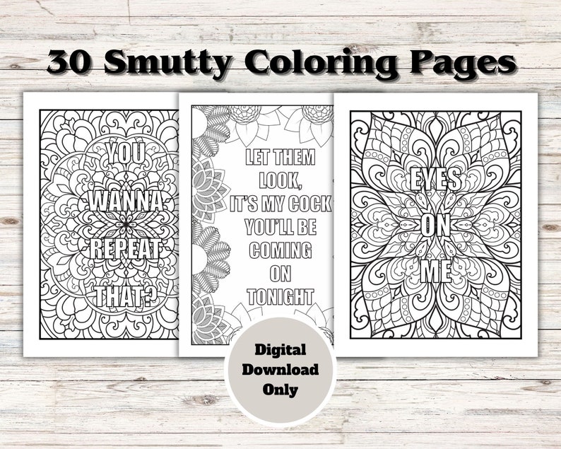 30 Spicy Coloring Pages, Book Boyfriend, Adult Coloring Sheets, Morally ...