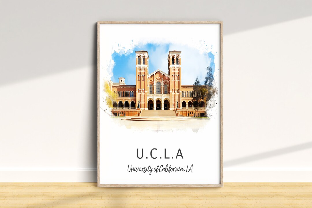 UCLA Print, University of California Los Angeles Campus Poster ...