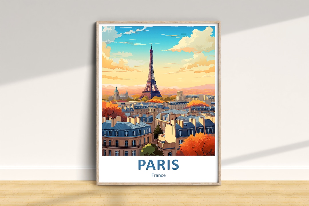 Paris Digital Download, Paris Travel Poster, France Printable Download ...