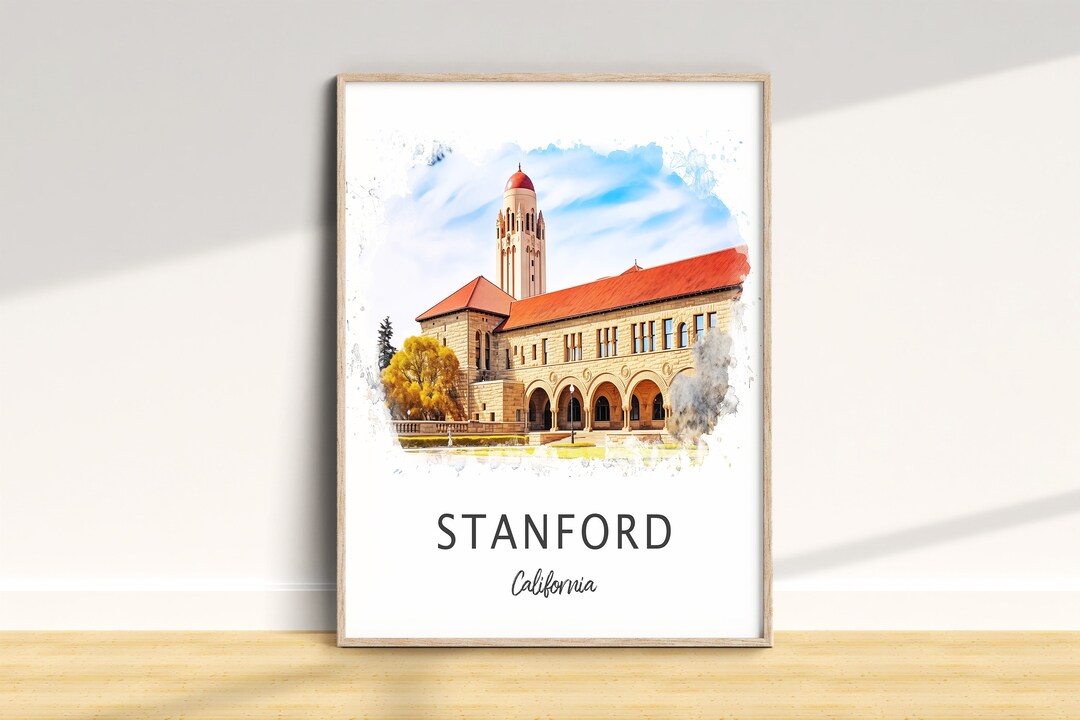 Stanford University Print, California USA Traditional Poster ...