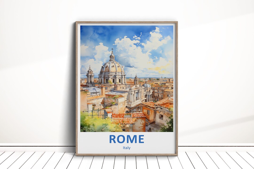 Rome Digital Download, Rome Travel Poster, Rome Wall Art, Italy Travel ...
