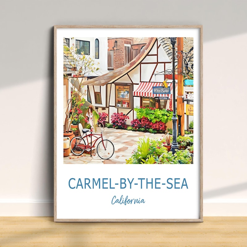 Carmel by the Sea Poster - Etsy