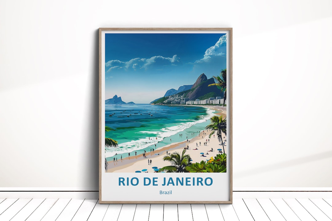 Rio De Janeiro Digital Download, Rio De Janeiro Travel Poster, Rio Wall ...